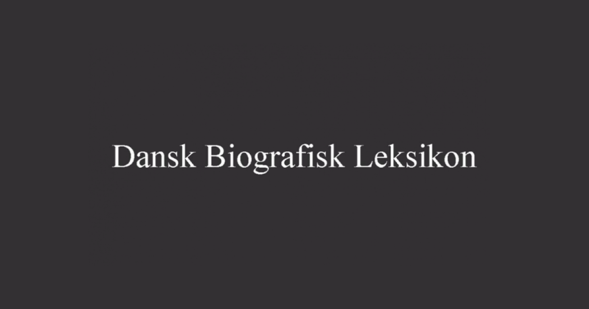 Dansk Biografisk Leksikon | Gentofte Bibliotekerne