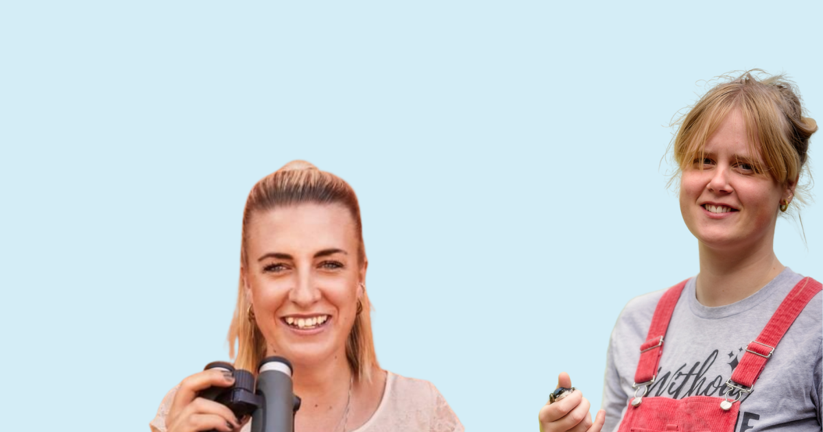 Marie Rubæk Holm og Vicky Knudsen | Gentofte Bibliotekerne